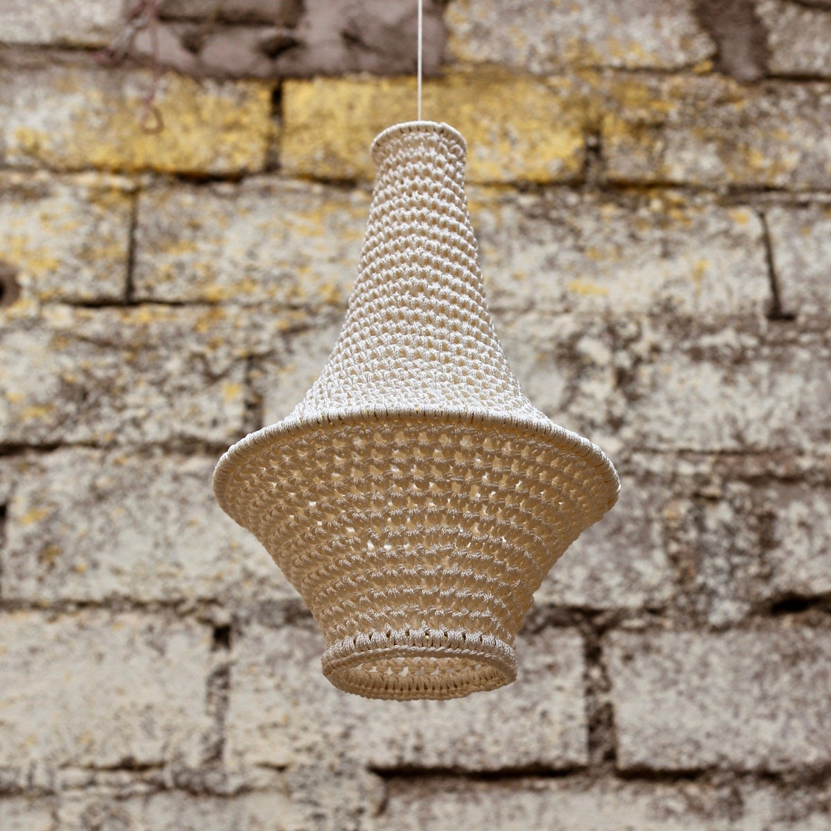 Wahad Crochet Pendant Light Small - Malika Collection – Nomad Chic