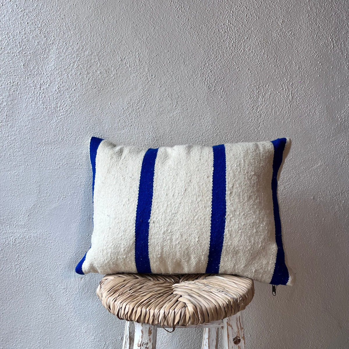Bitanya Blue Stripe Pillow – Nomad Chic