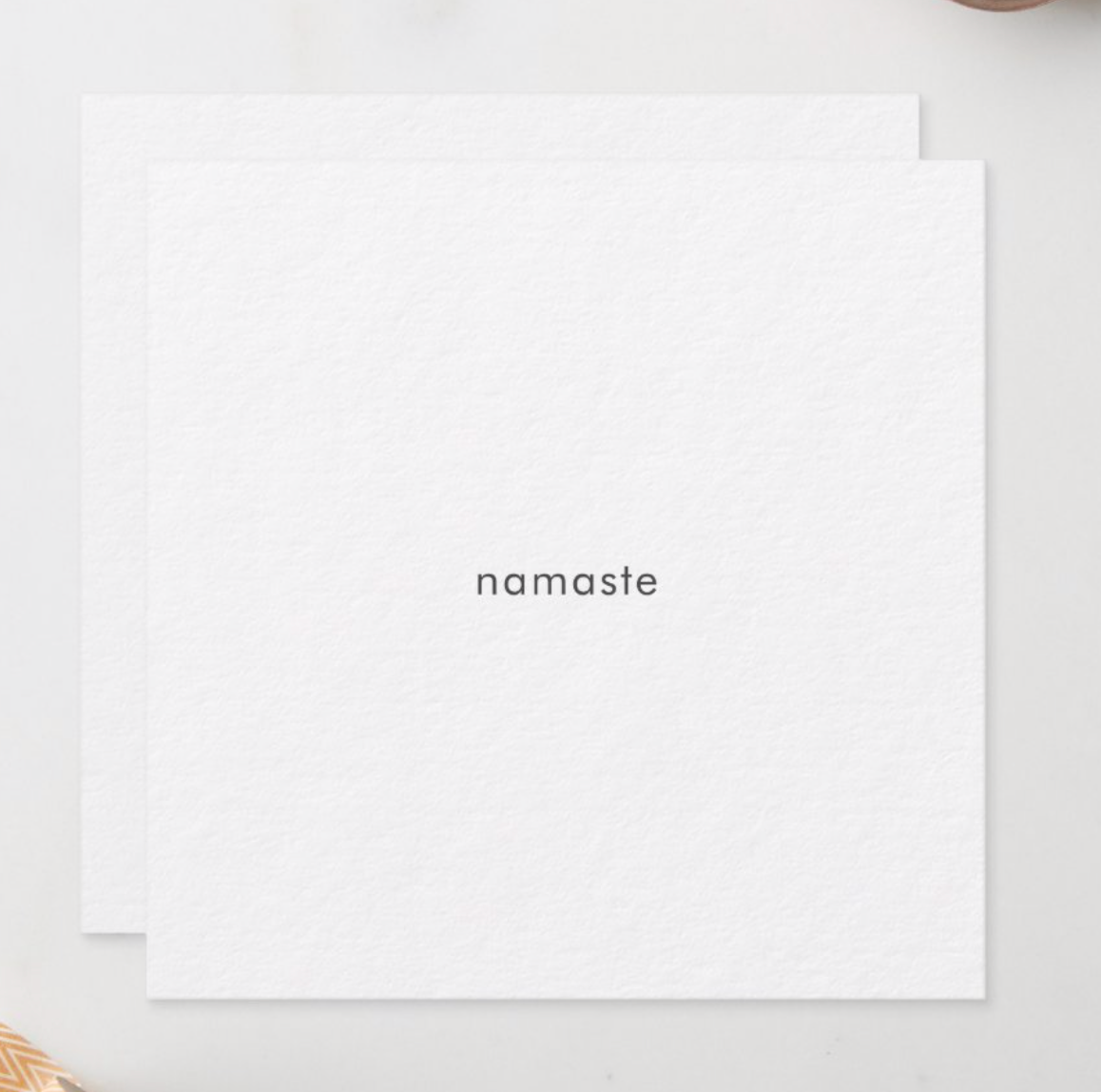 Namaste Flat Note Card – Nomad Chic